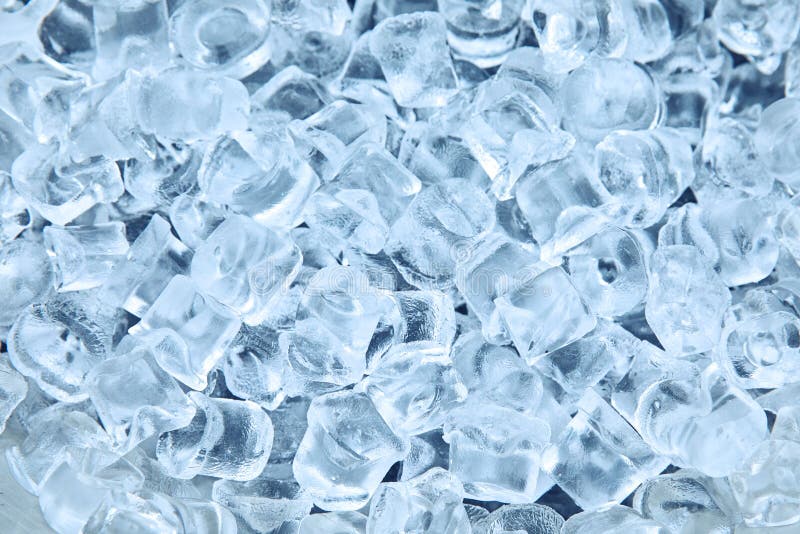 Background with Many Small Blue Ice Cubes Stock Image - Image of nature ...