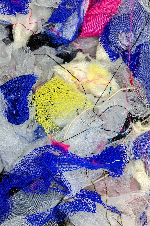 Lots of Torn Scraps of Fabric, Stock Image - Image of shredded, frayed ...