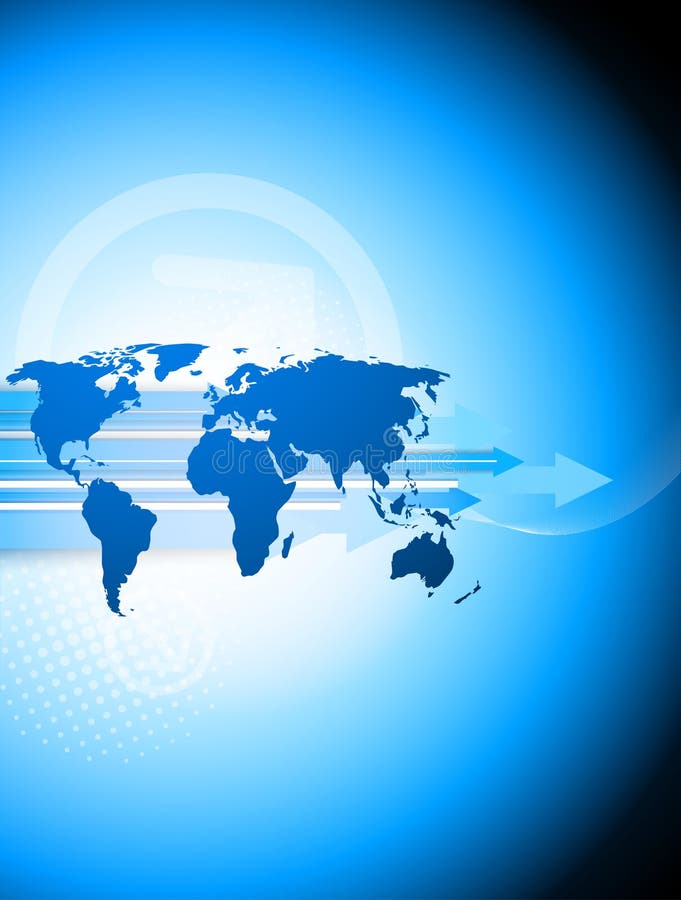 Background with map stock vector. Illustration of editable - 28985716