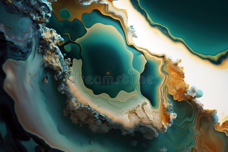 Background Marble Jasper in Blue and Turquoise. Gemstone Background ...