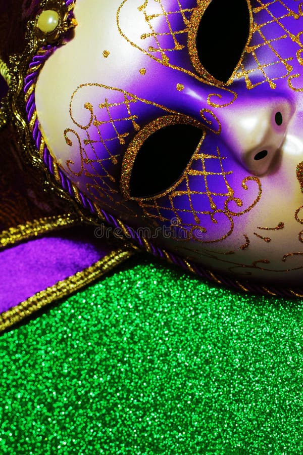 Background for Mardi Gras or Fat Tuesday Stock Image - Image of black ...