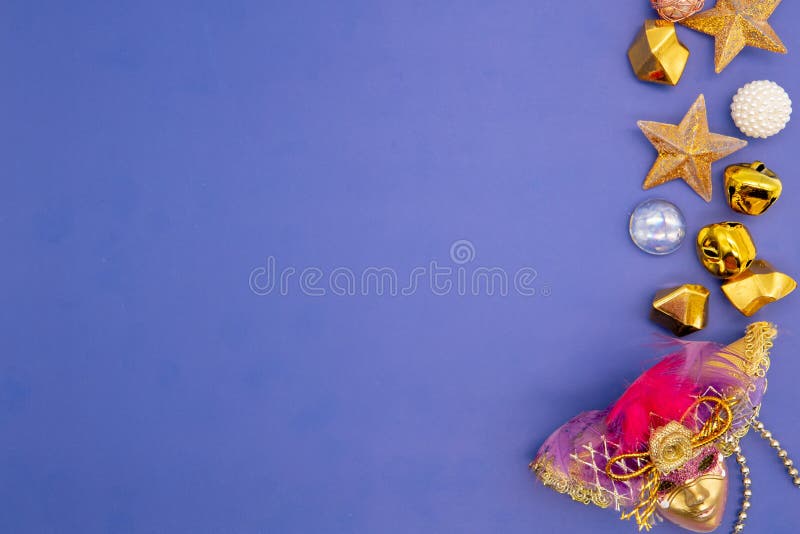 Background for Mardi Gras or Fat Tuesday with Masquerade Mask Stock ...