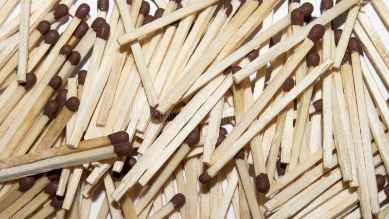Background of Matches with Gray.Whole Wooden Matches. Stock Photo ...