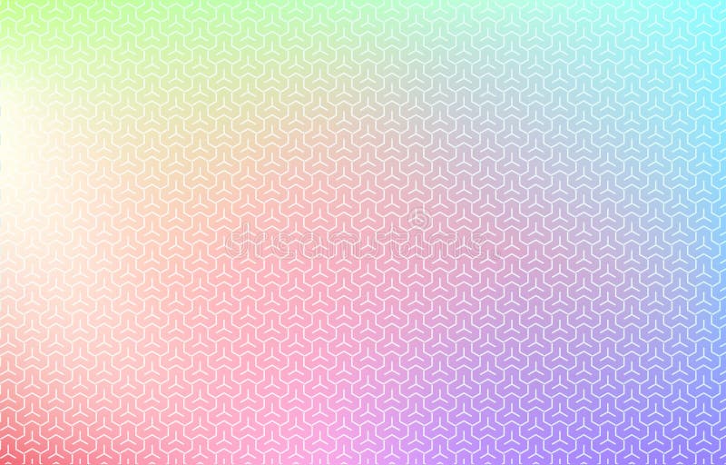 Background Material: Illustration of Pale Rainbow Gradation and ...