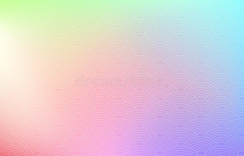 Background Material: Illustration of Pale Rainbow Gradation and ...