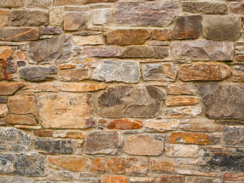 Background, Material, Texture of a Natural Stone Facade Stock Photo ...