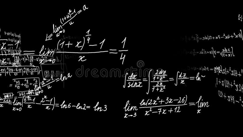 Loopable Background with Math Formulas. Stock Video - Video of equation ...