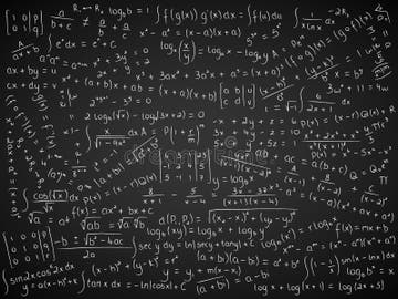 Maths Formulas Black Stock Illustrations – 211 Maths Formulas Black ...