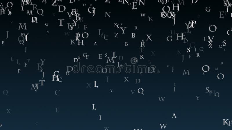 The Background Matrices of Letters. Matrix of the English Alphabet ...