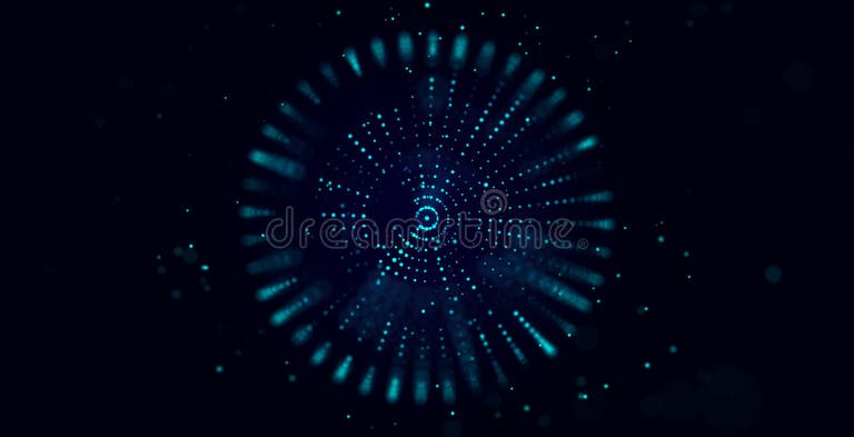 Background Matrix Code. Drawing of Moving Particles. Data Exchange. 3D ...