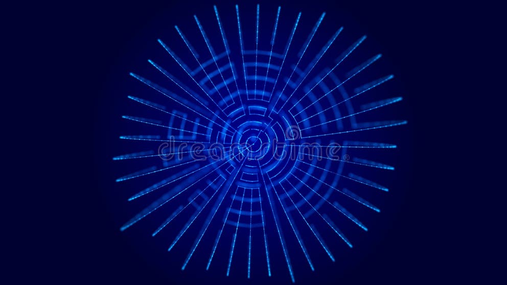 Background Matrix Code. Drawing of Moving Particles. Data Exchange. 3D ...