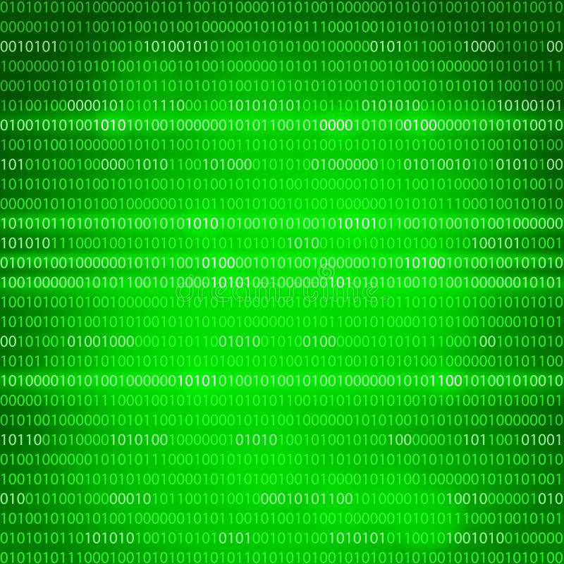 Background In A Matrix Style Falling Random Numbers Web Developer Computer Code Vector