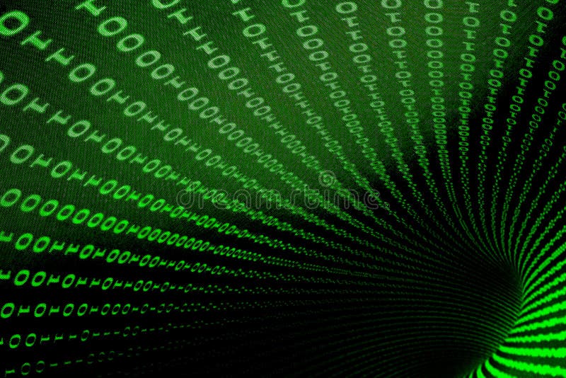 Background Matrix Style.Green is Dominant Color Stock Illustration ...