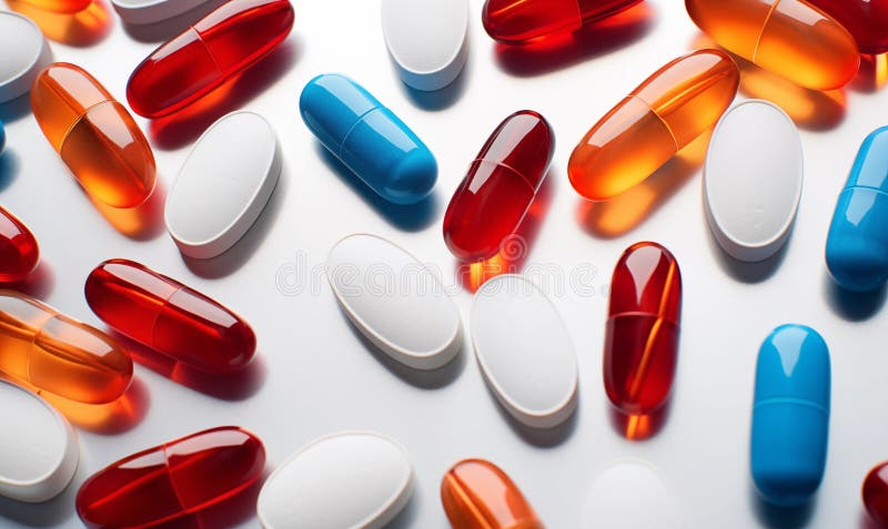 Background of Medical Tablets and Antibiotics for Different Medical ...
