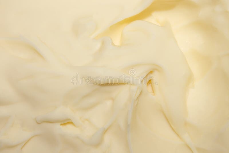 Background of Melted Cream Cheese.Melted Cream Cheese. Stock Photo ...