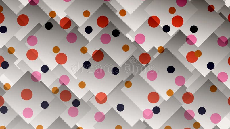 Messy Dots, Rhombuses, Geometric Background. Banner, Poster. Stock ...