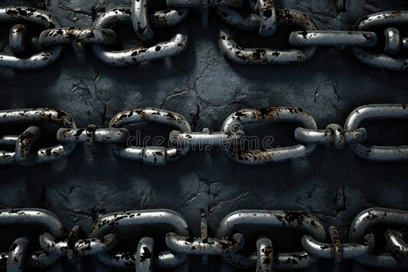 Background from Metal Chains Stock Illustration - Illustration of ...