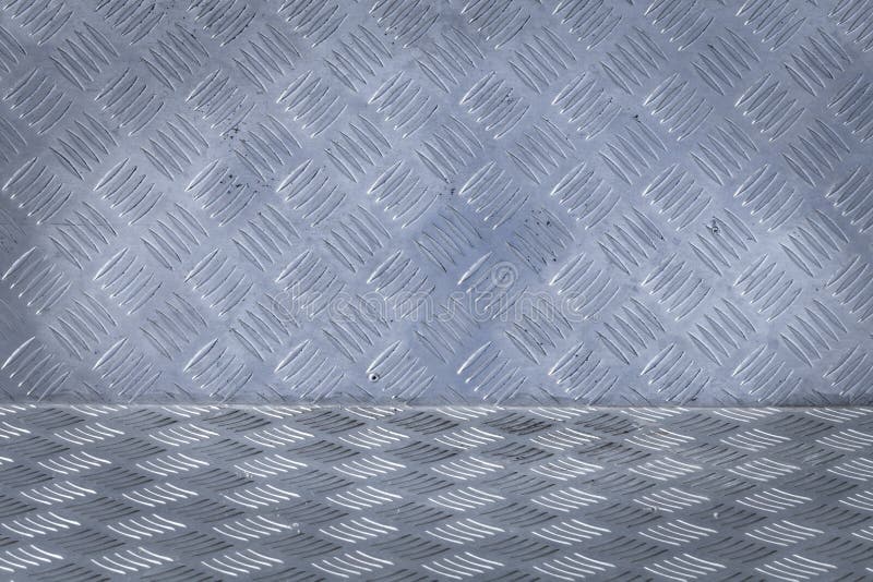 Background of Metal Diamond Plate Pattern Stock Illustration ...