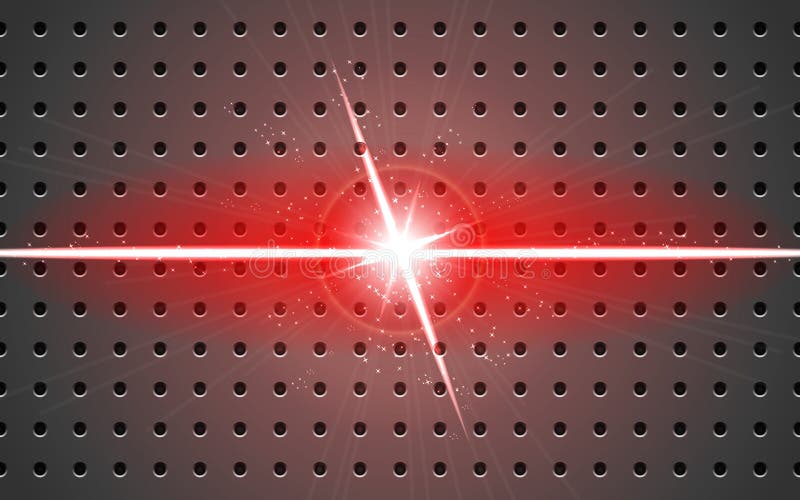 Background Metal and Light V-shaped Projection Red Stock Illustration ...