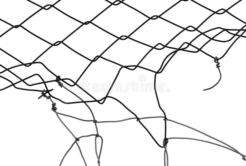 Background of Metal Mesh or Wire on a White Background Stock Photo ...