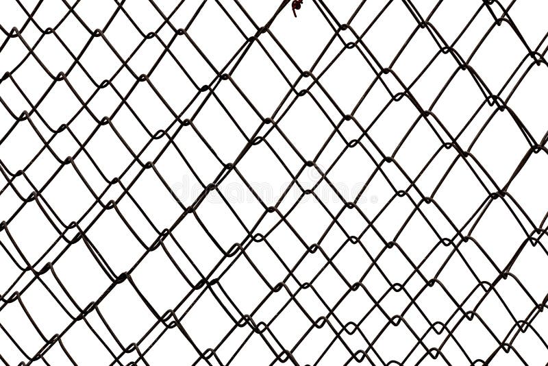 Background of Metal Mesh or Wire on a White Background Stock Photo ...