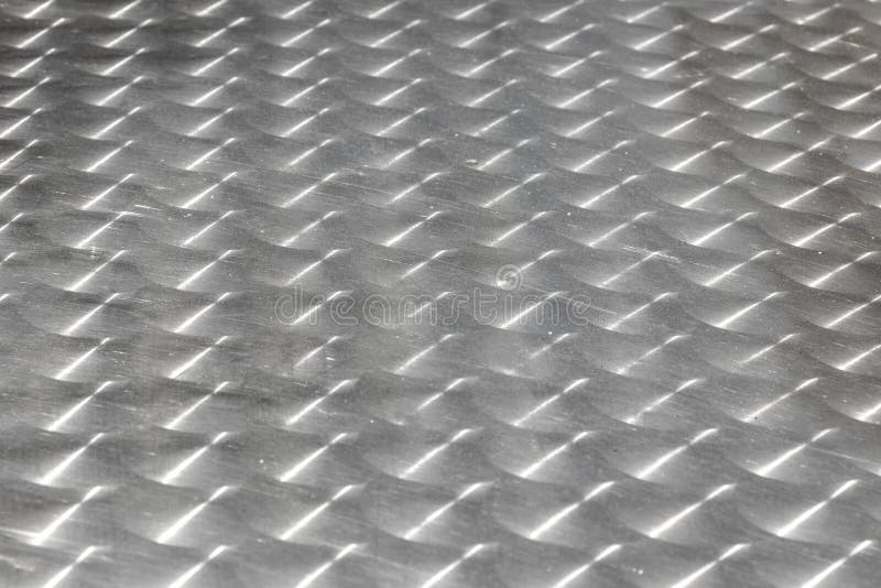 Background of Metal Plate with Reflection Stock Photo - Image of shape ...