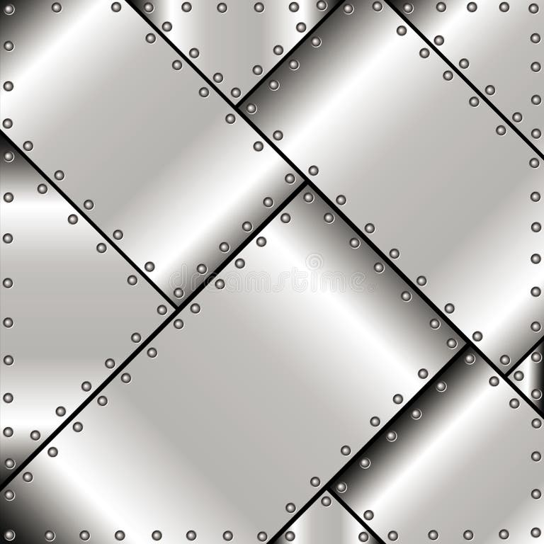 Metal Plates Stainless Rivets Stock Illustrations – 73 Metal Plates ...