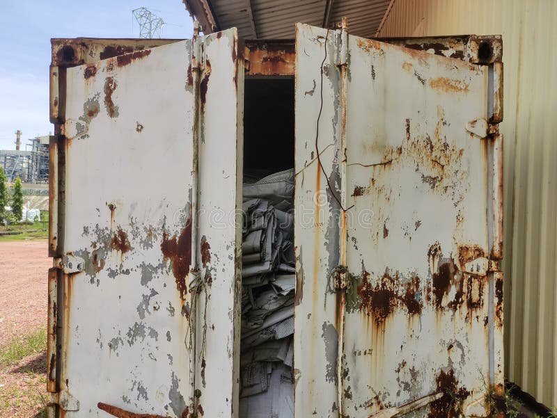 The Background of the Metal Texture is Rusty. Stock Image - Image of ...