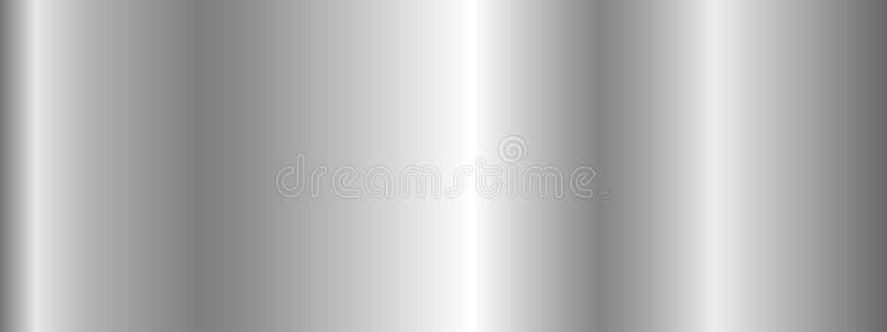 Background with a Metallic Gradient of Silver Color. a Pattern with a ...