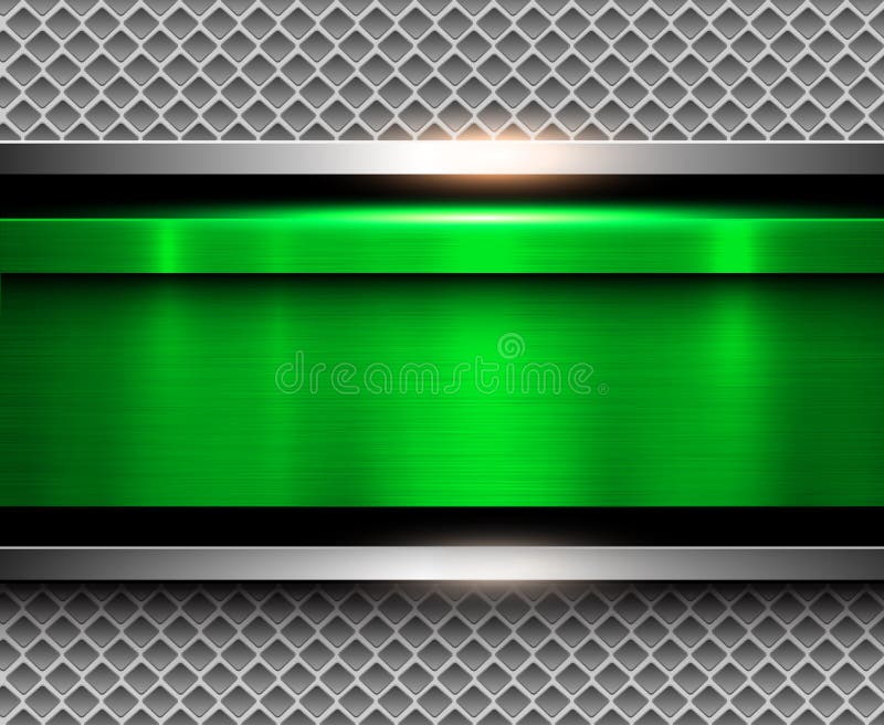 Metallic Green Diamond Metal Texture Stock Vector - Illustration of ...
