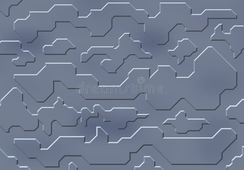 Background with Metallic Panels Texture, Wires and Circuit. Spaceship ...