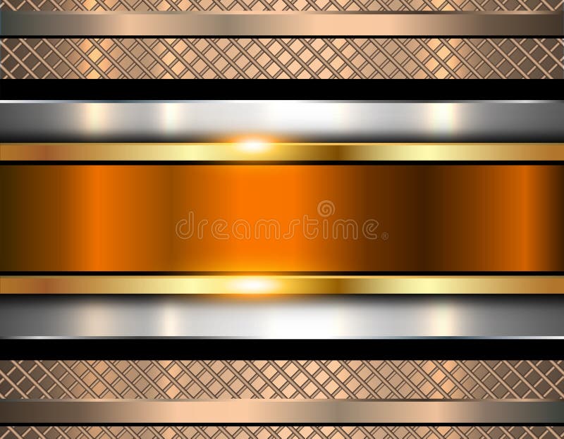 Background Metallic, Shiny Metal Texture Stock Vector - Illustration of ...