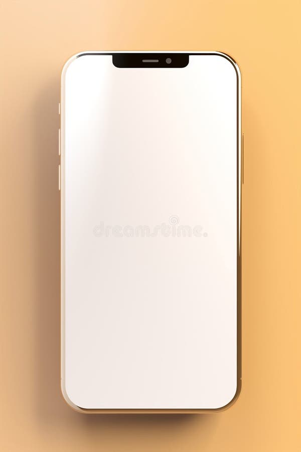 Mobile Technology Screen Phone Modern Telephone Stock Illustration ...