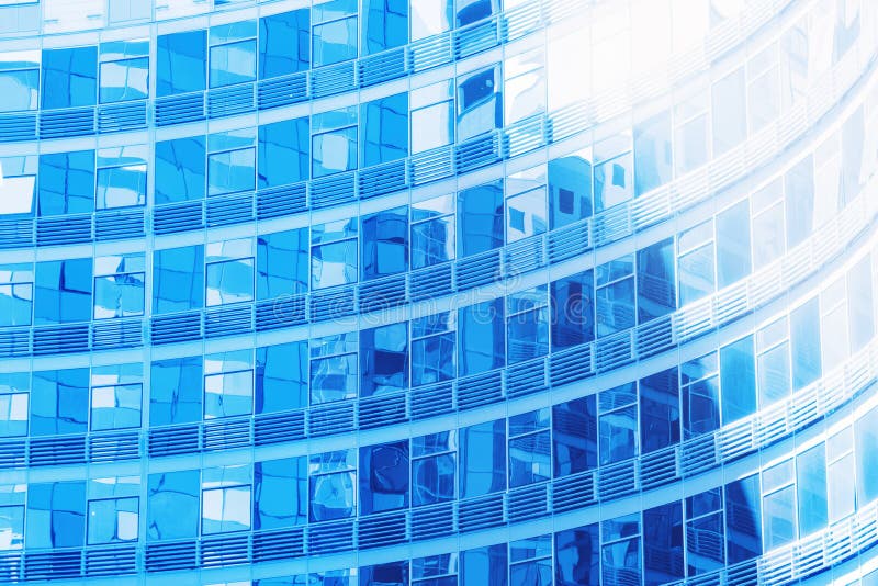 Background of Modern Building Windows Stock Image - Image of ...