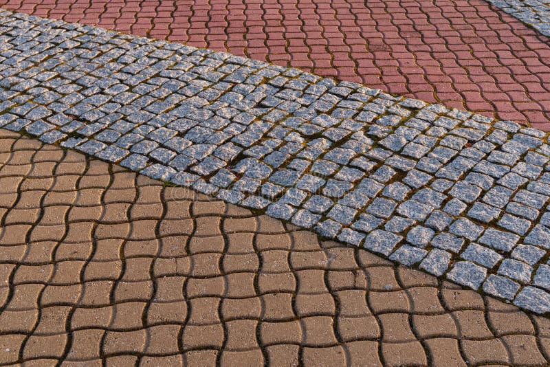 Background of Modern Cobblestone in Different Colors Stock Image ...