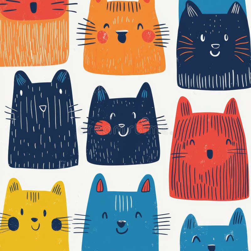 Background Modern Cute Cats Pastel Colors Stock Photos - Free & Royalty ...