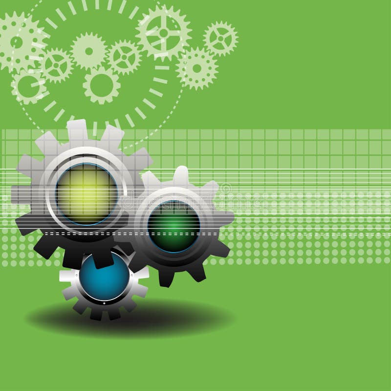 Background with gears stock vector. Illustration of concept - 19349351