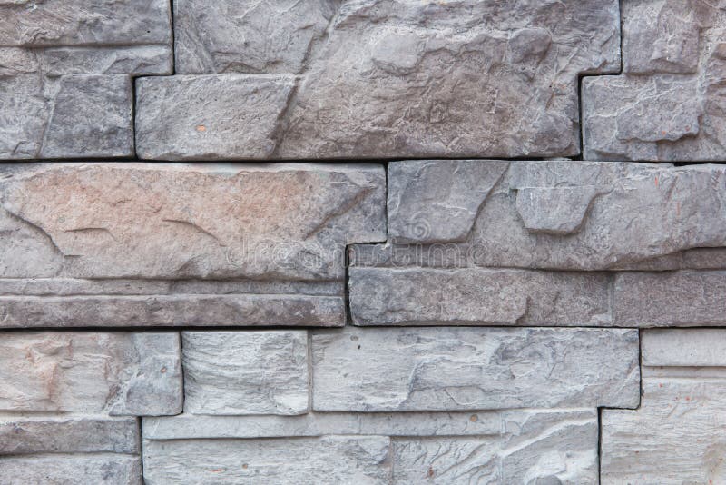 Background of Modern Slate Stone Brick Wall Surfaced for Design Stock ...