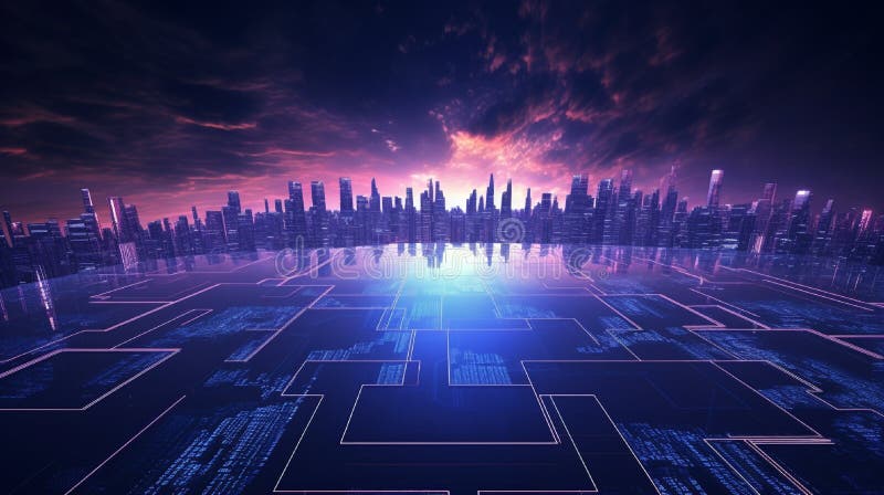 Background for Modern Technology Wallpaper Stock Illustration ...