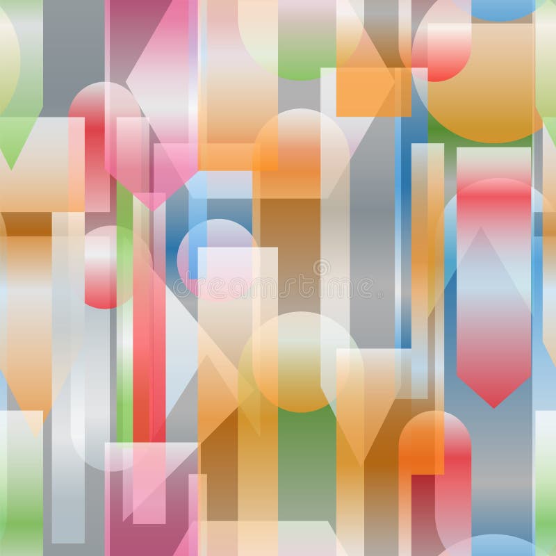 Background in Modernist Style Cubism Stock Vector - Illustration of ...