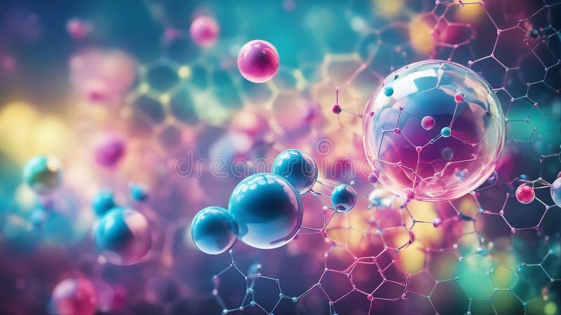Background with Molecules, a Medical Science Scientific Research ...