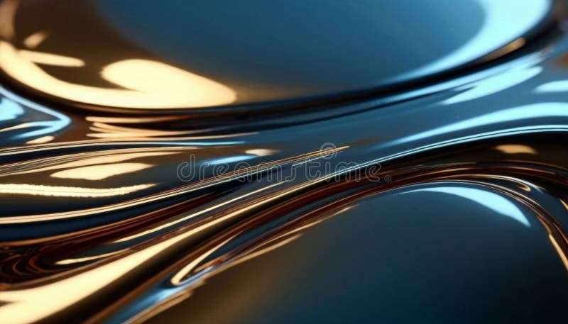 Background - Molten Blue Metal Stock Illustration - Illustration of ...