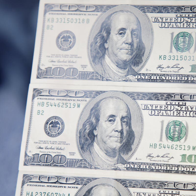 Background of Money Close Up of Dollar Bill Stock Image - Image of ...