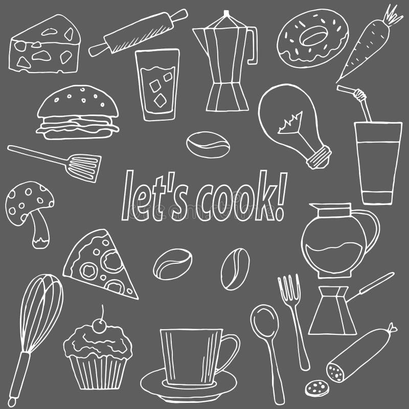 425 Cook, Vector Illustration, for Different Design Stock Vector ...