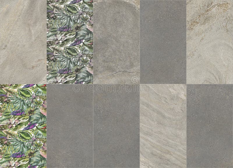 Background of a Mosaic Made of Cement, Marbles and Decors for Digital ...