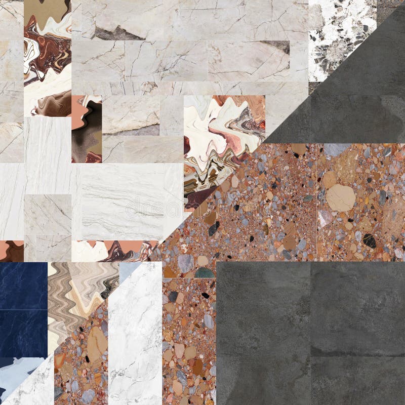 Background Mosaic Patchwork Pattern for Digital Use, Mixed of Natural ...