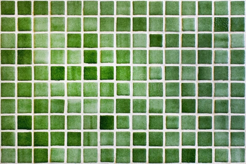 Background of Mosaic Tiles of Green Lime. Seamless Texture Stock Image ...