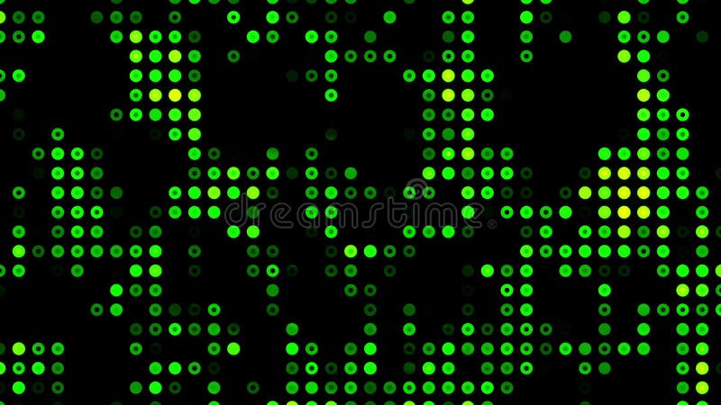 Background with Moving Flickering Dots in Computer Program. Motion Stock Footage - Video of ...