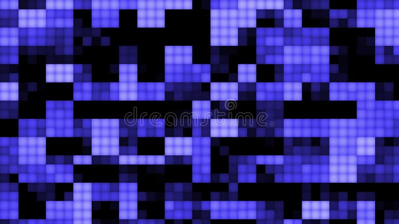 Background with Moving Squares in Blue Stock Footage - Video of digital ...