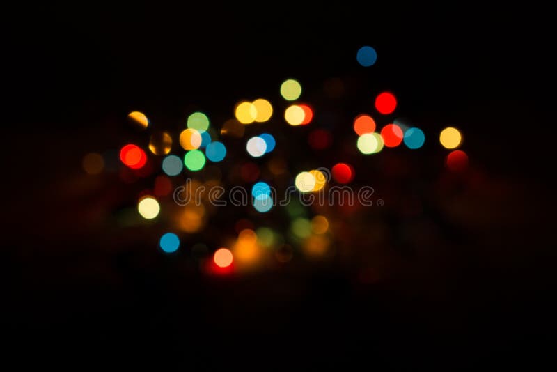 Background with Multi Color Bokeh Lights Stock Image - Image of holiday ...
